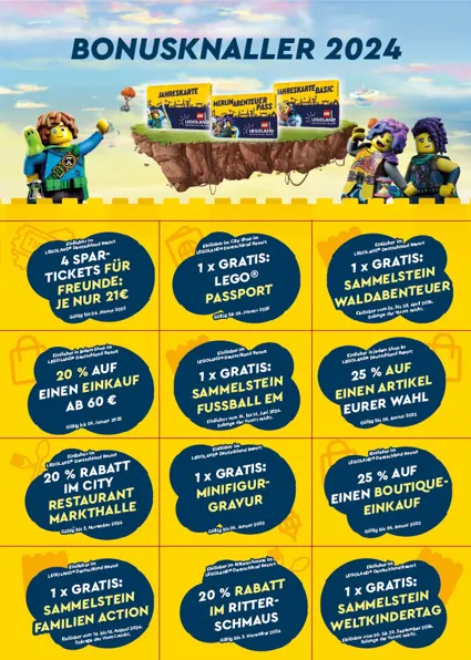 Elegantes Legoland Bonuskarte 2023 Bilder